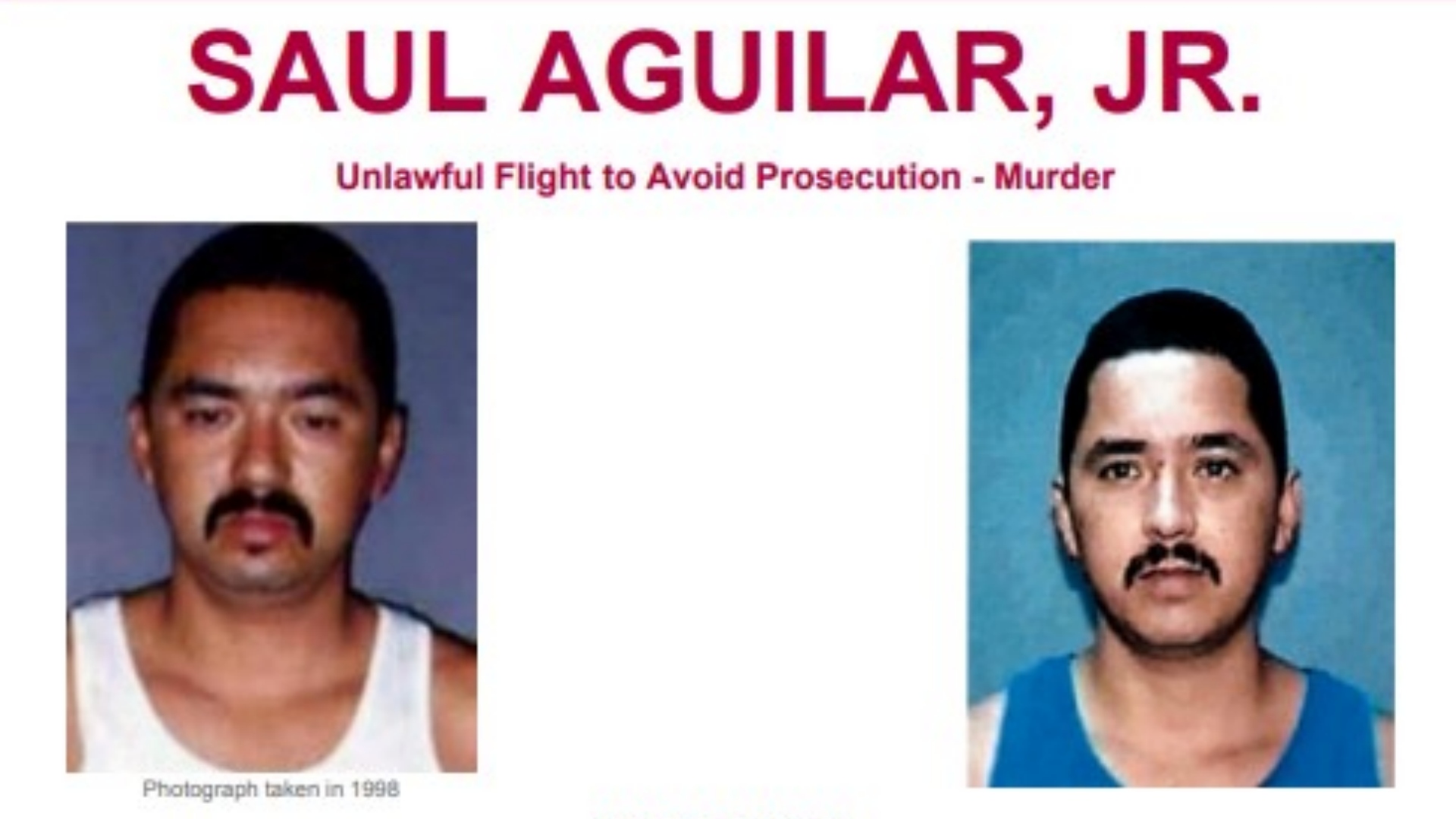 Saúl Aguilar Jr. FBI Ofrece Recompensa por Mexicano que Mató a su ...