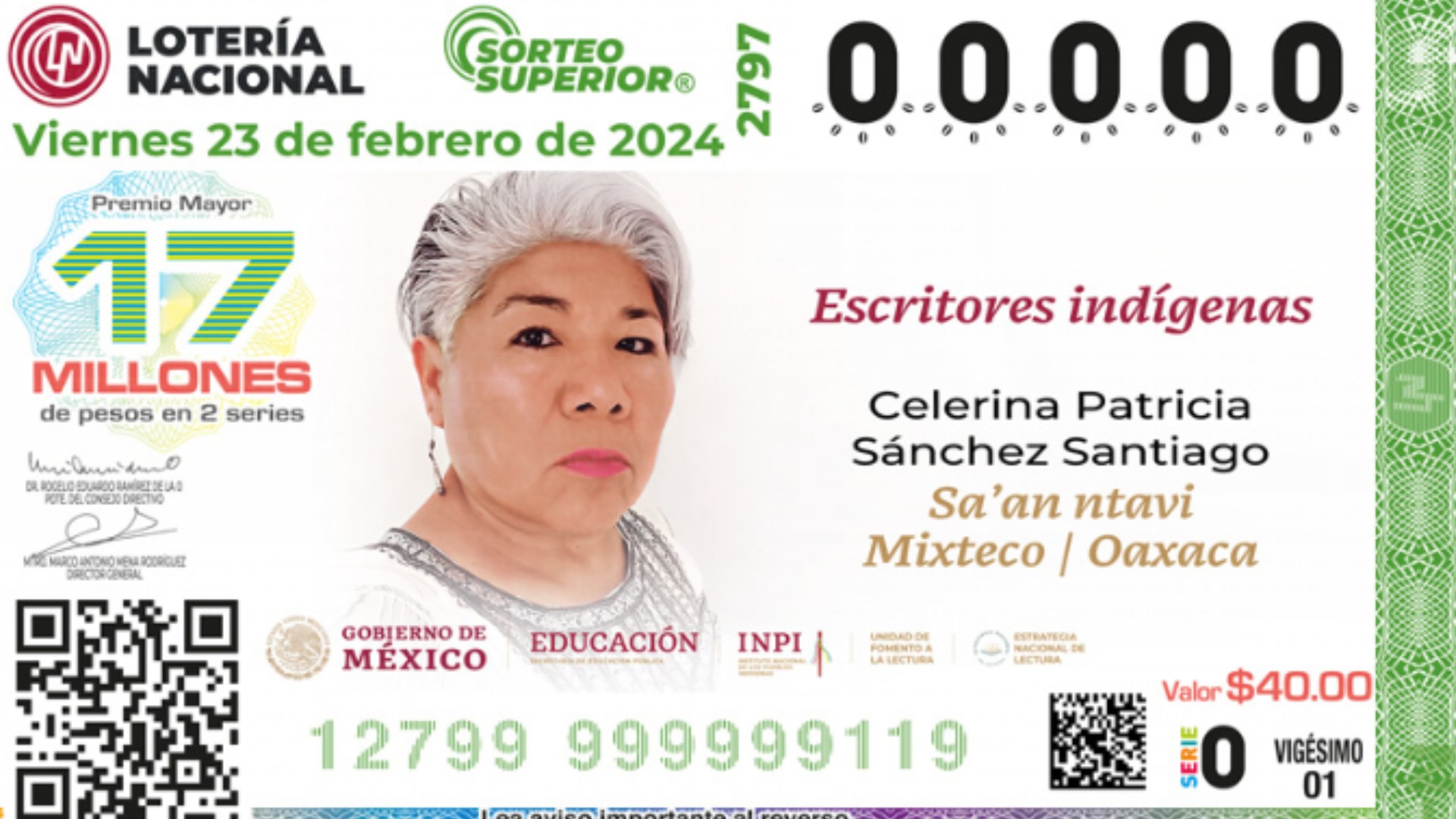 Resultados Lotería Nacional: Número Ganador Sorteo Superior 2797 Hoy 23 ...