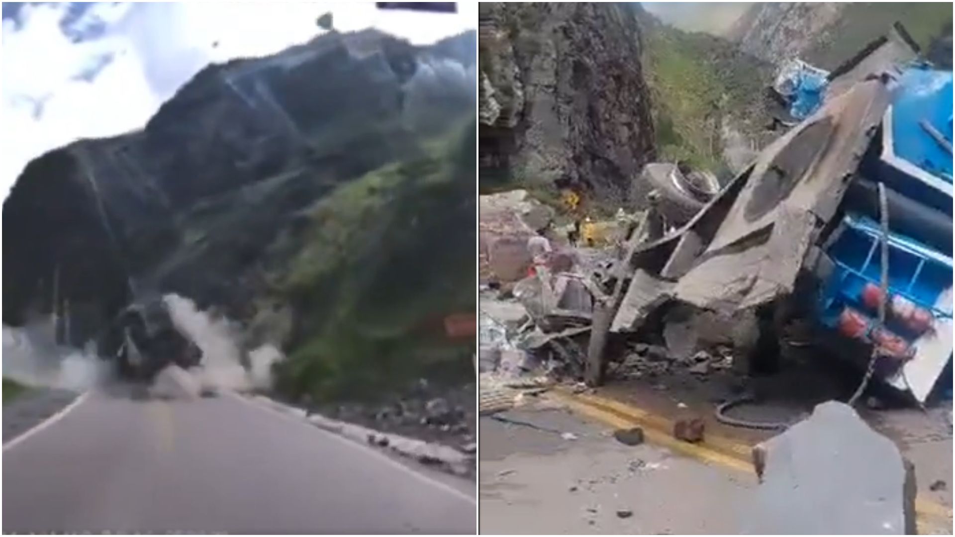 Accidente en San Mateo, Perú: Así Fue el Derrumbe de Rocas que Aplastó ...