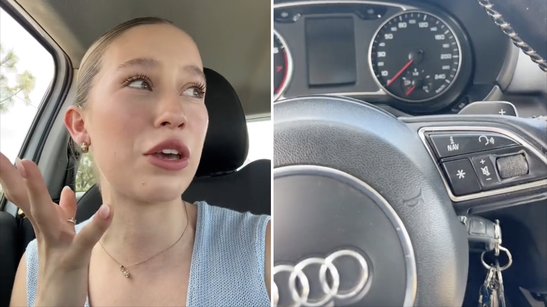 Se Pone a Llorar porque el Coche se Quedó sin Gasolina: ‘No Sé Abrir el ...