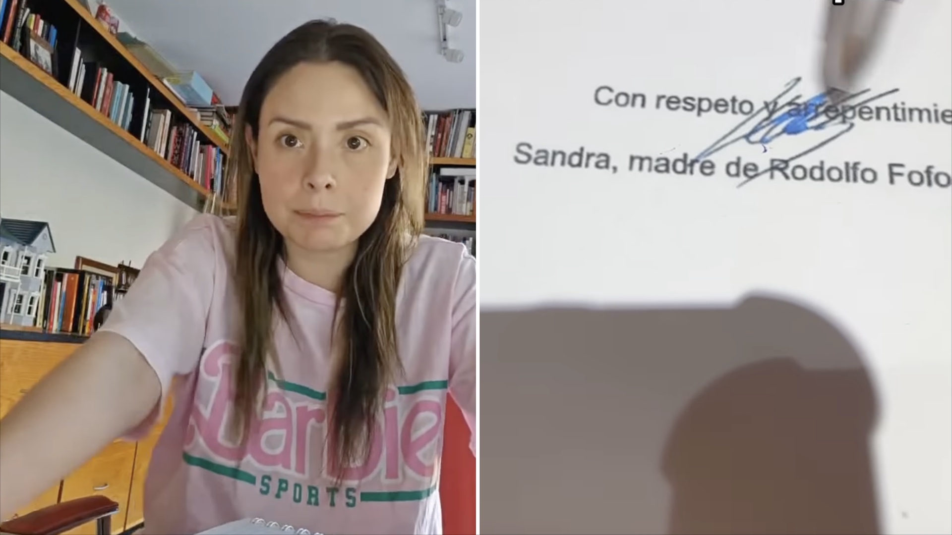 Maryfer Centeno Analiza la Firma de la Mamá del Fofo Márquez | N+