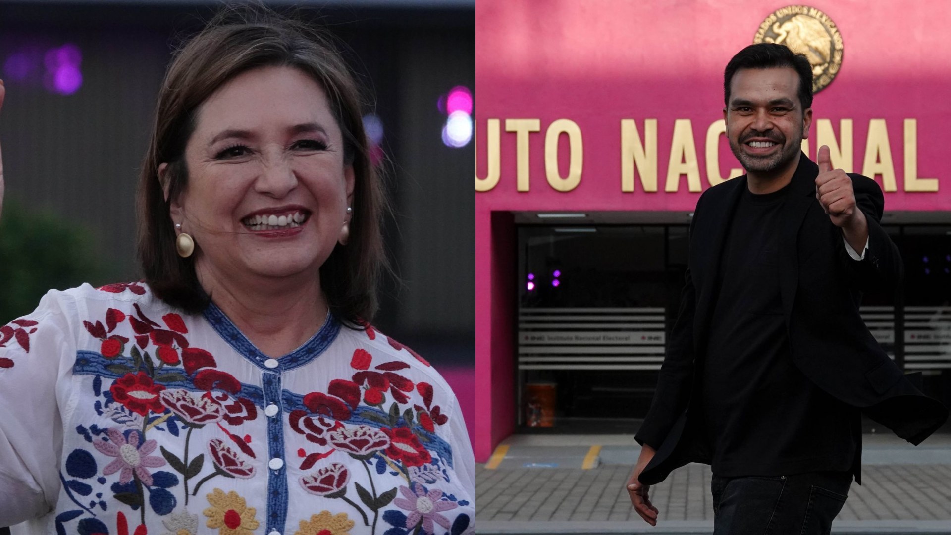 Xóchitl Gálvez y Álvarez Máynez Ensayan Debate; Sheinbaum No Asiste | N+