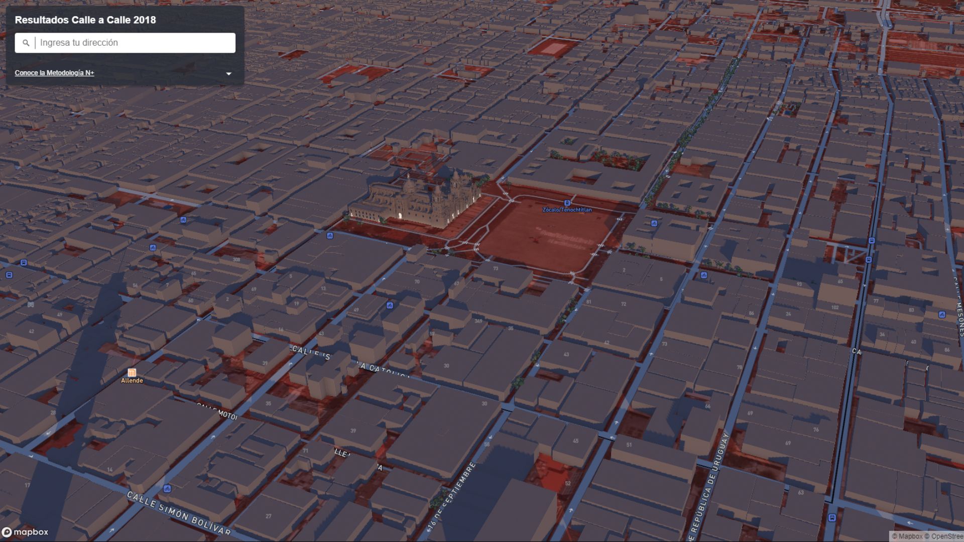 Cómo Usar el Mapa de Calle a Calle 3D con los Resultados de las Elecciones en México | N+