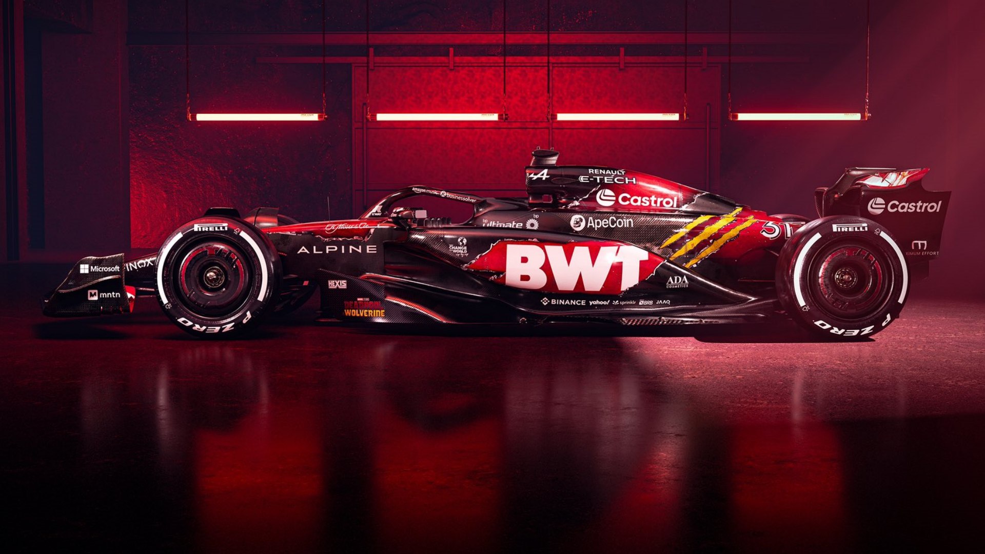 ¡De Película! Alpine Lucirá Diseño Inspirado en Deadpool y Wolverine en ...