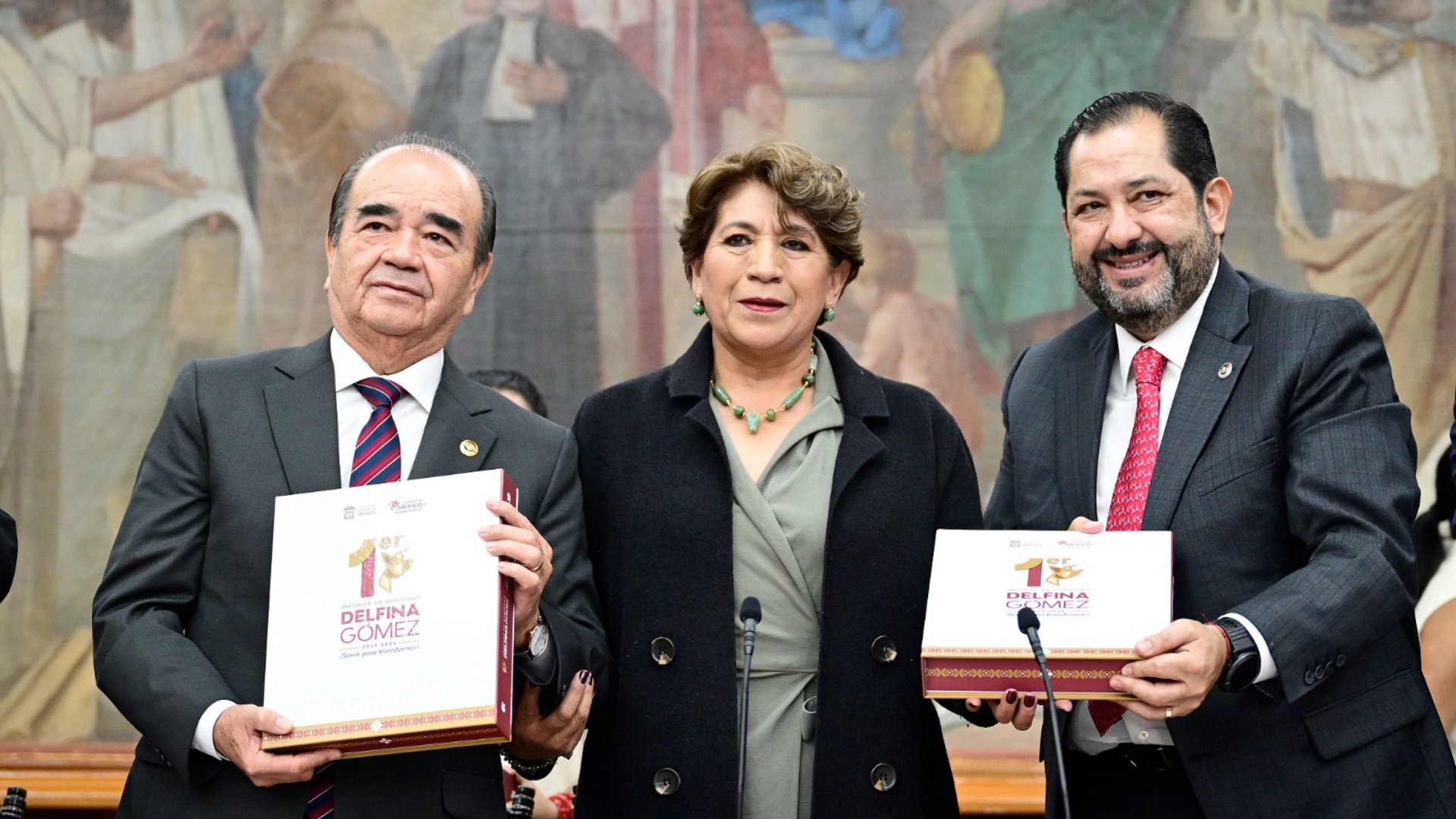 Delfina Gómez Rinde su Primer Informe como Gobernadora del Estado de México: ¿Qué Dijo? | N+