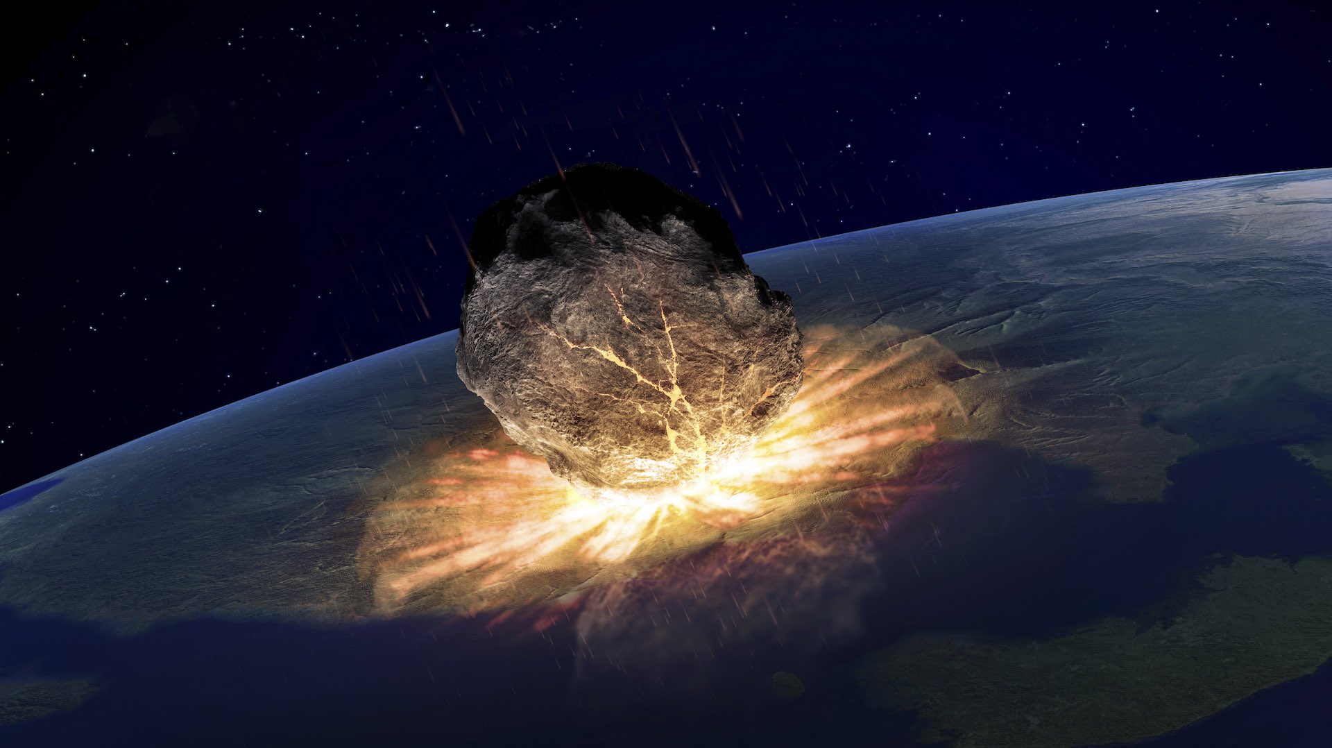Impacto De Mega Asteroide