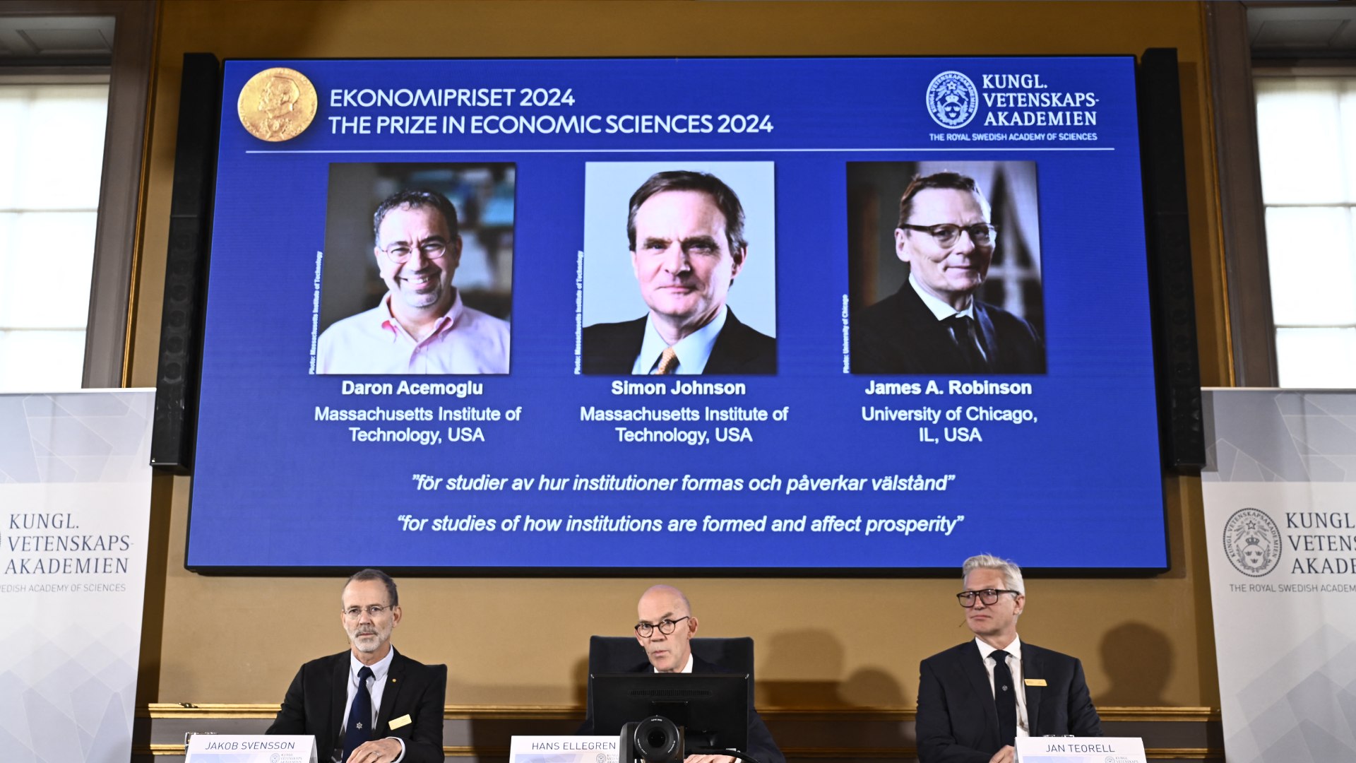 Investigadores del MIT y de Chicago Ganan el Premio Nobel de Economía ...