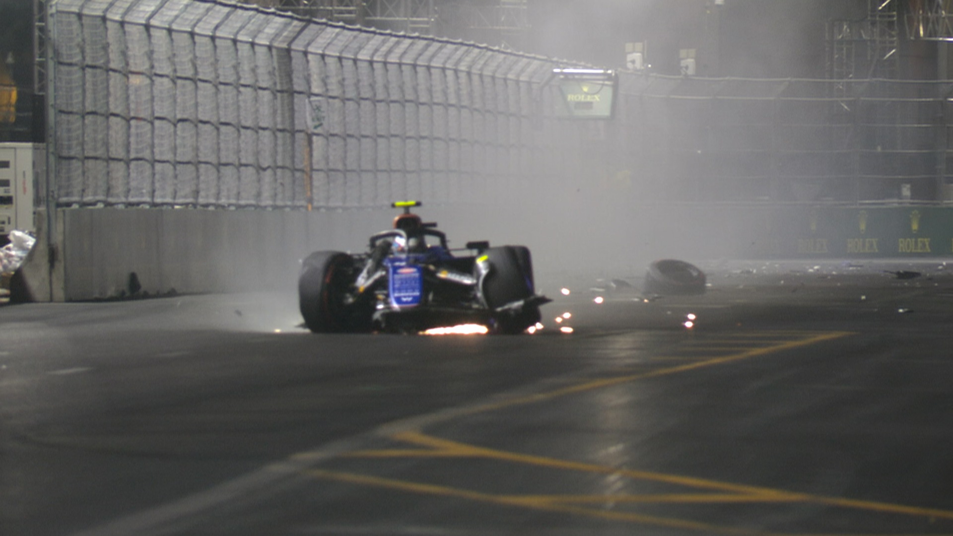 Video | Así Fue el Accidente de Franco Colapinto en el GP de Las Vegas de la F1 | N+