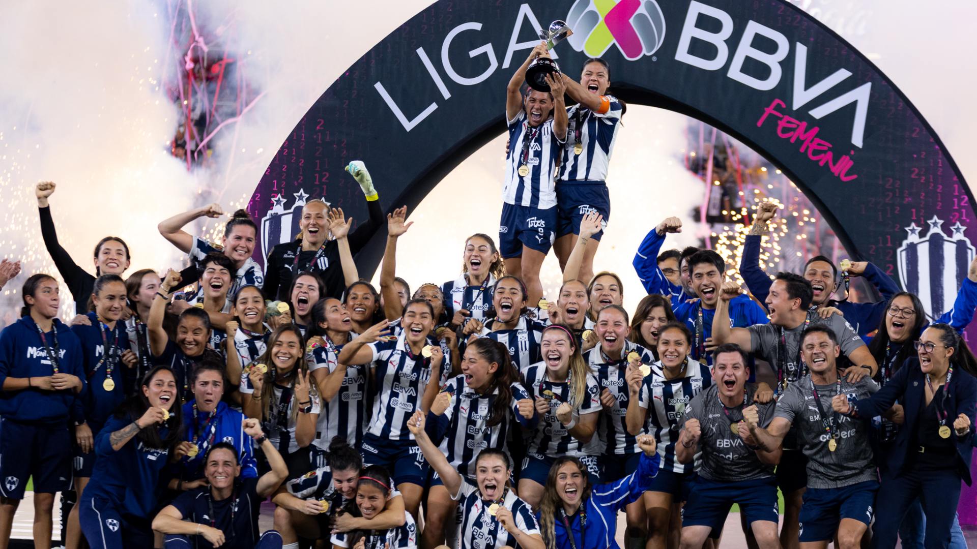 Rayadas de Monterrey, Bicampeonas de la Liga MX Femenil | N+