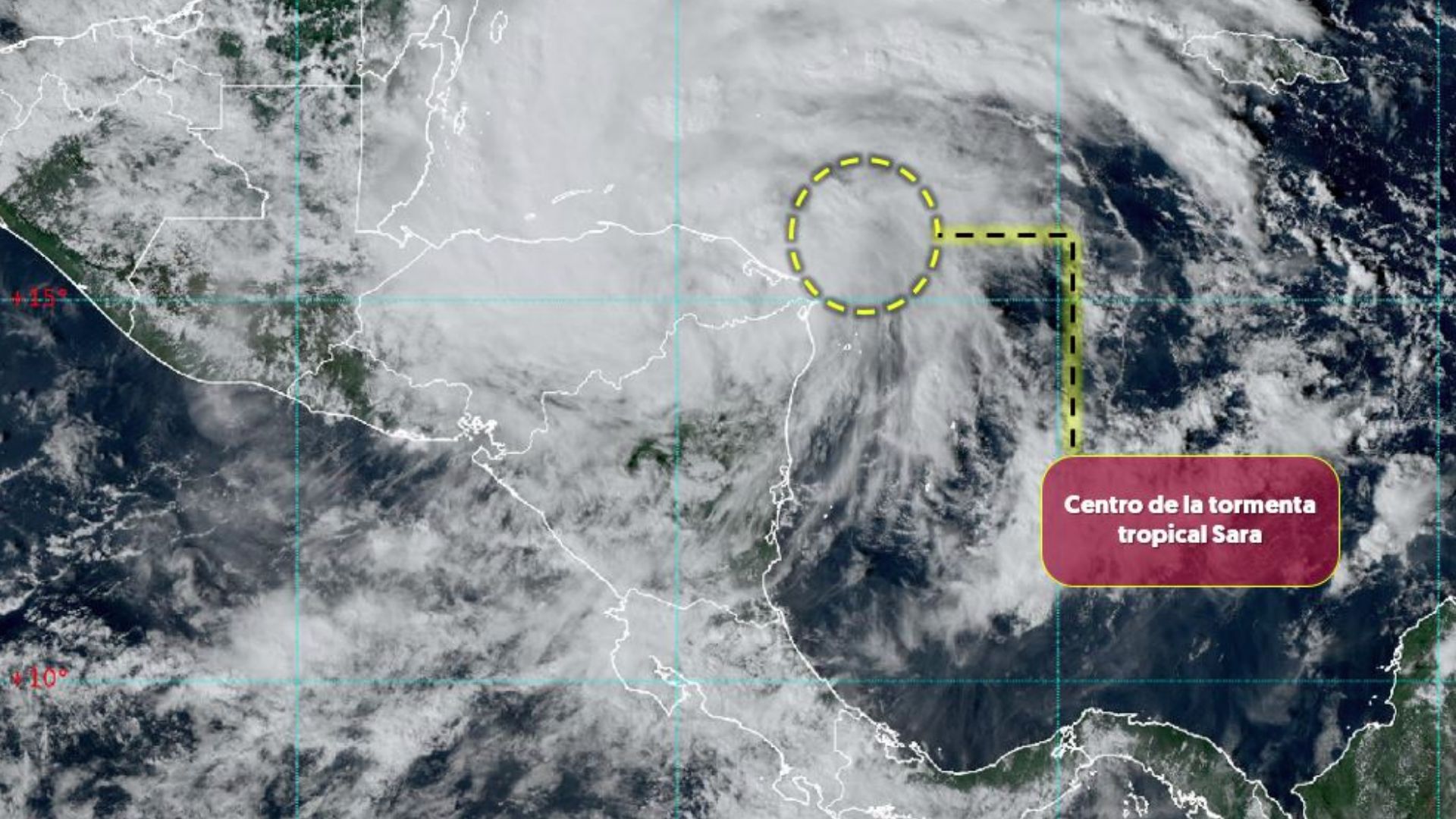 Trayectoria Tormenta Tropical Sara 2024 Hoy: Hurricane Tracker del Potencial Huracán En Tiempo ...
