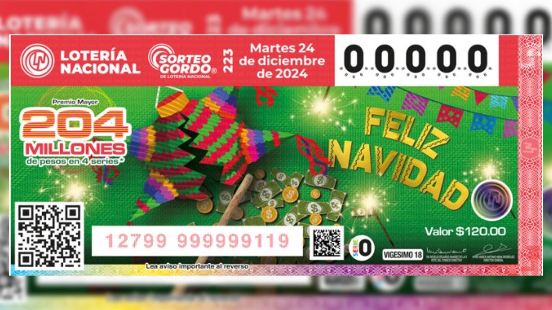 Lotería Nacional En Vivo: Hora y Transmisión Sorteo Gordo de Navidad 24 ...