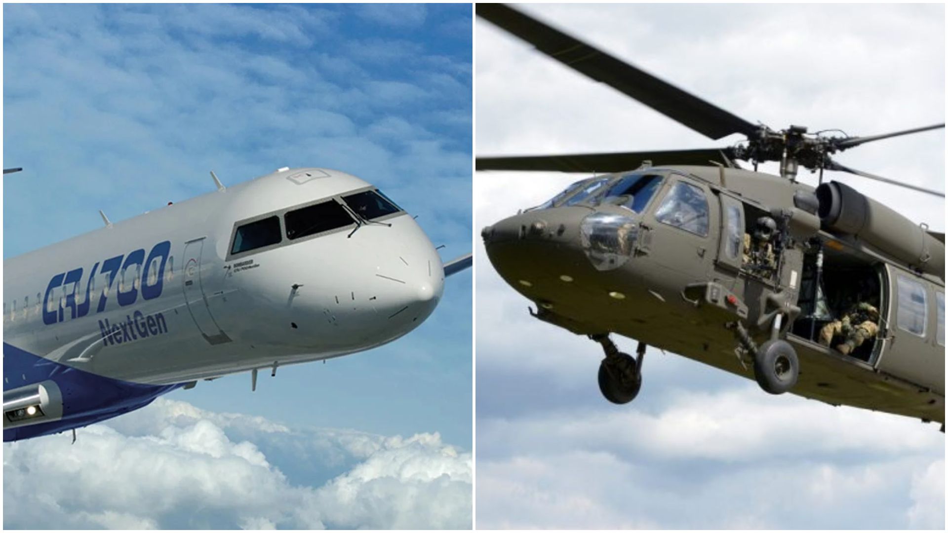 ¿Cómo Son el Avión Bombardier y el Helicóptero que se Estrellaron en ...