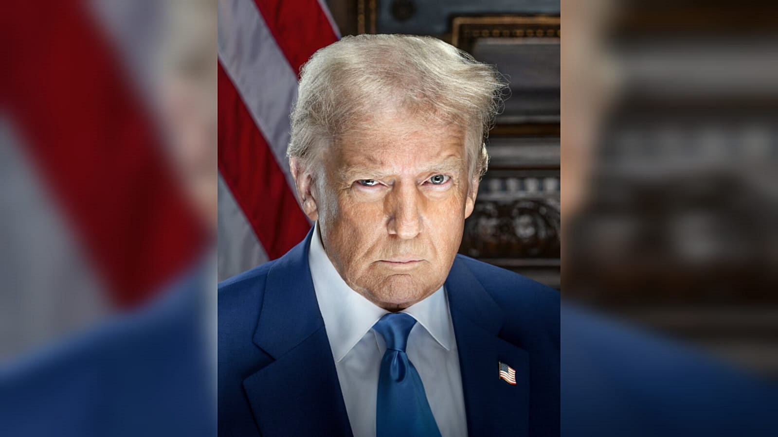 Este Es el Retrato Oficial de Donald Trump como Presidente 47 de ...