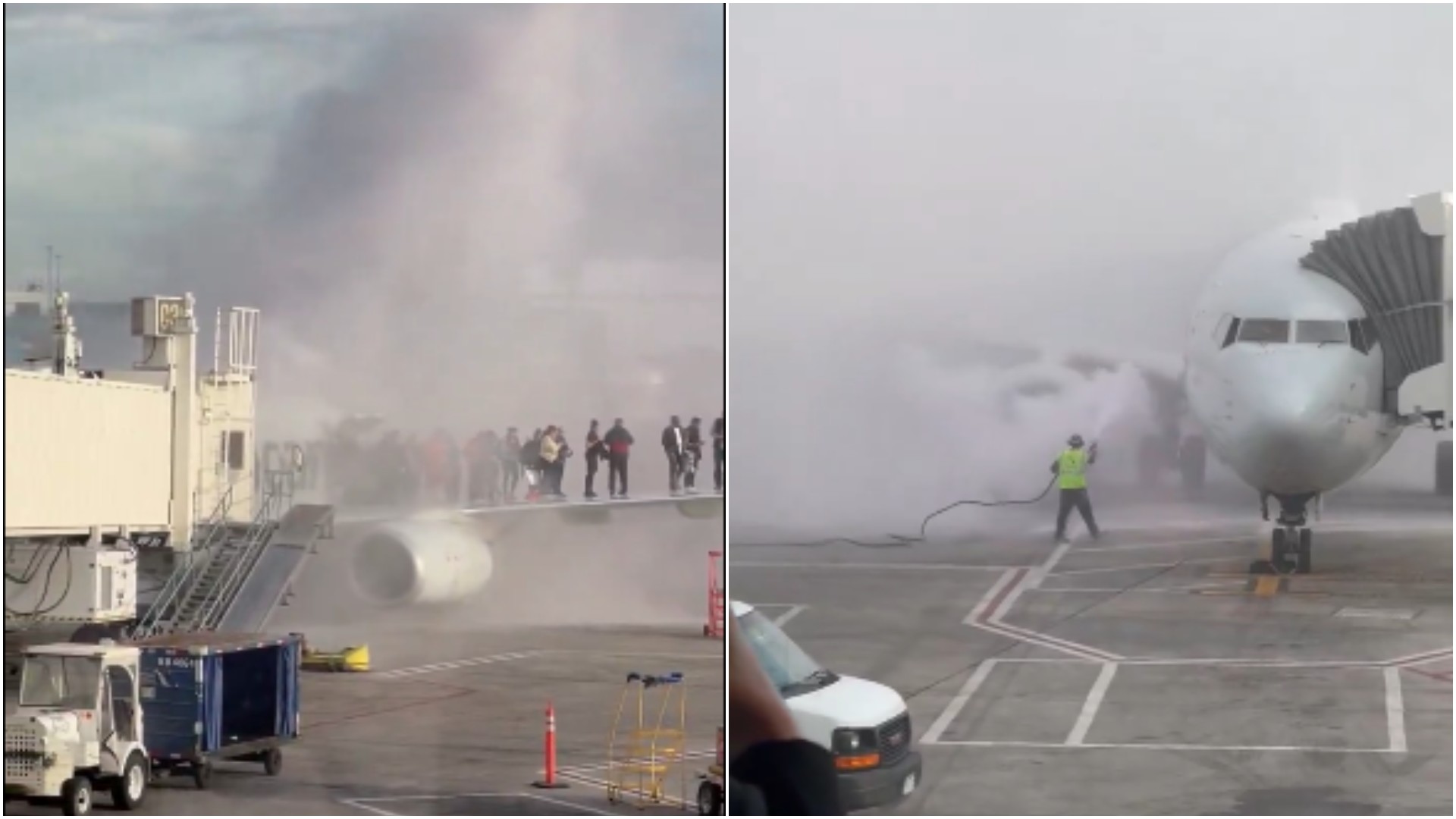 Incendio de Avión American Airlines en Denver Hoy: Video del Momento Exacto del Incidente | N+