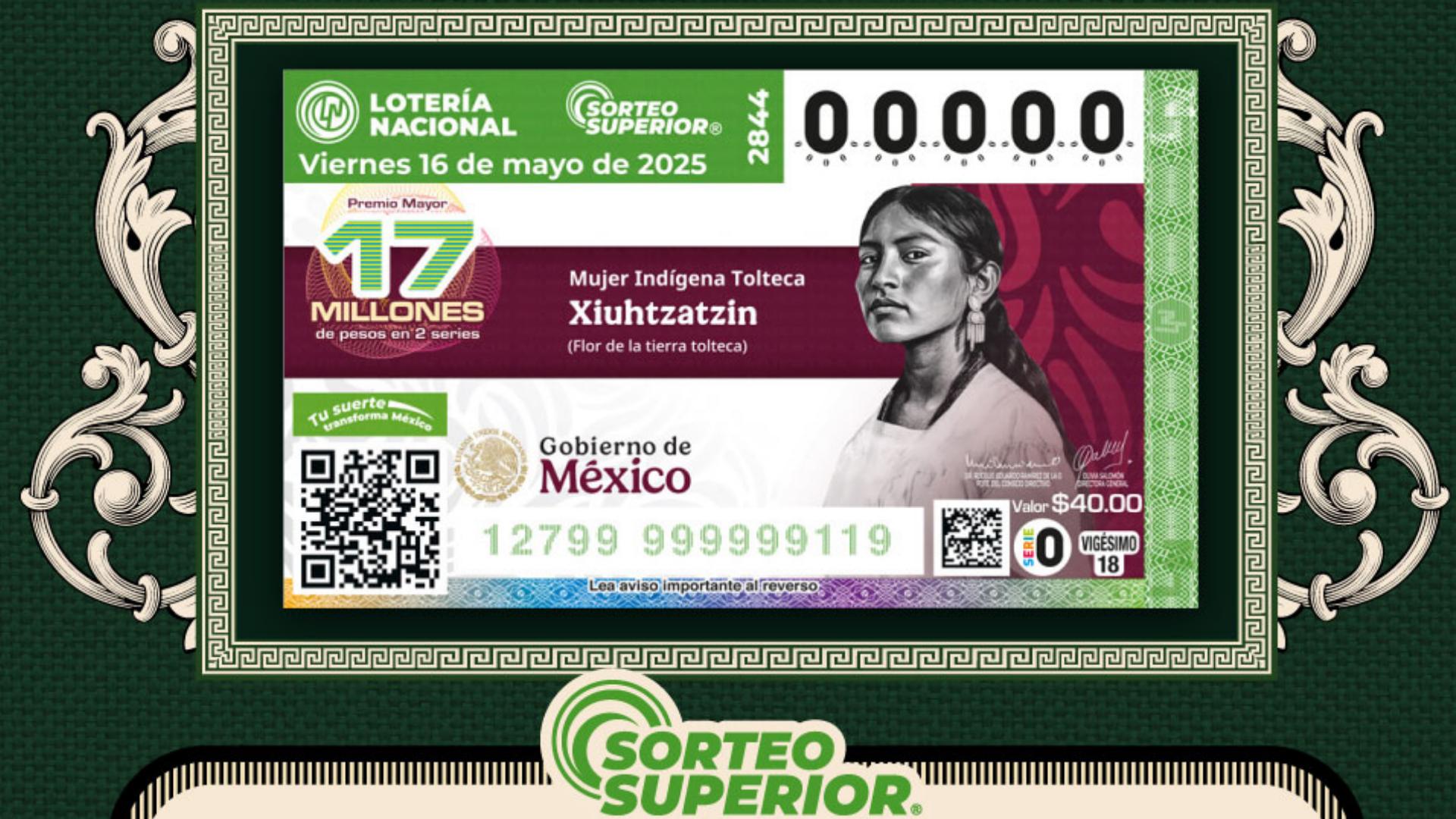 Premio Mayor: Resultados Lotería Nacional 16 de Mayo 2025. Número ...