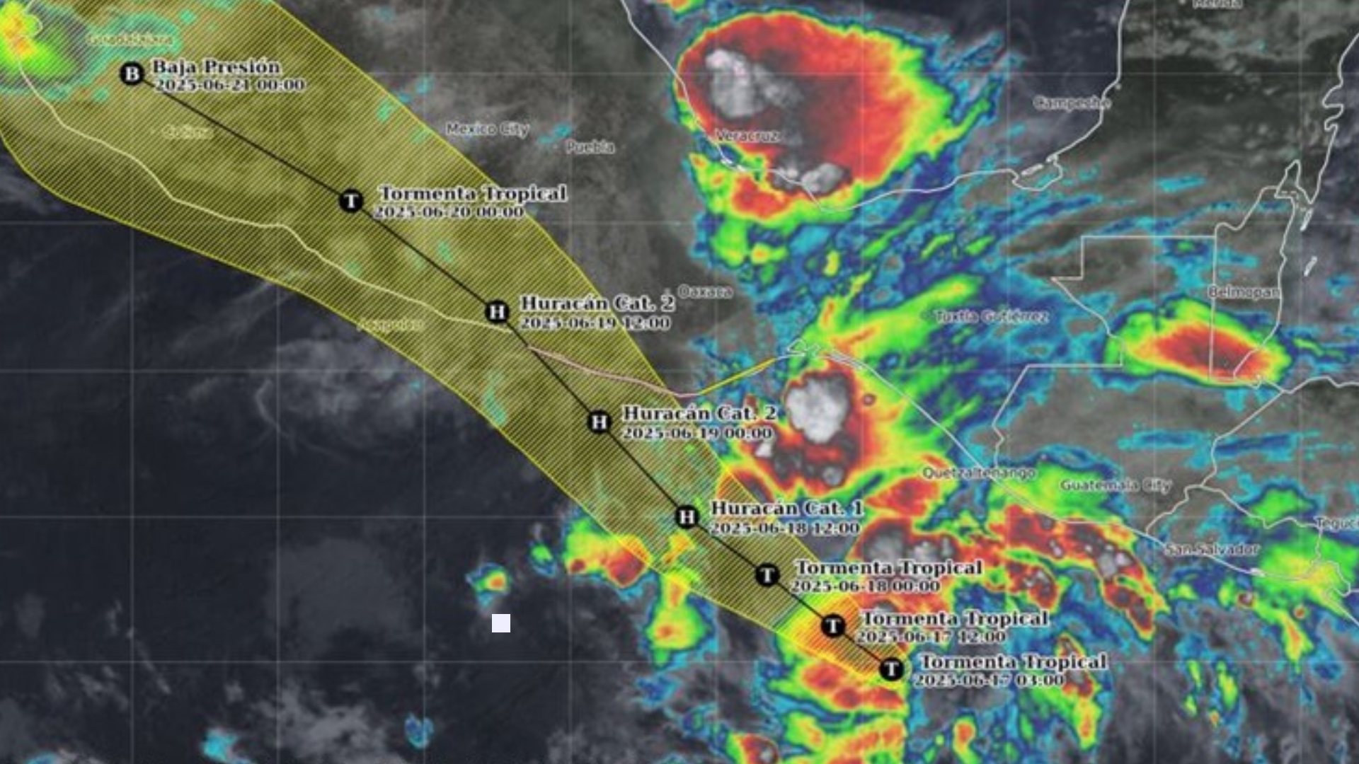Depresión Tropical Cinco-E Se Convierte en Tormenta Tropical Erick, Informa Conagua | N+
