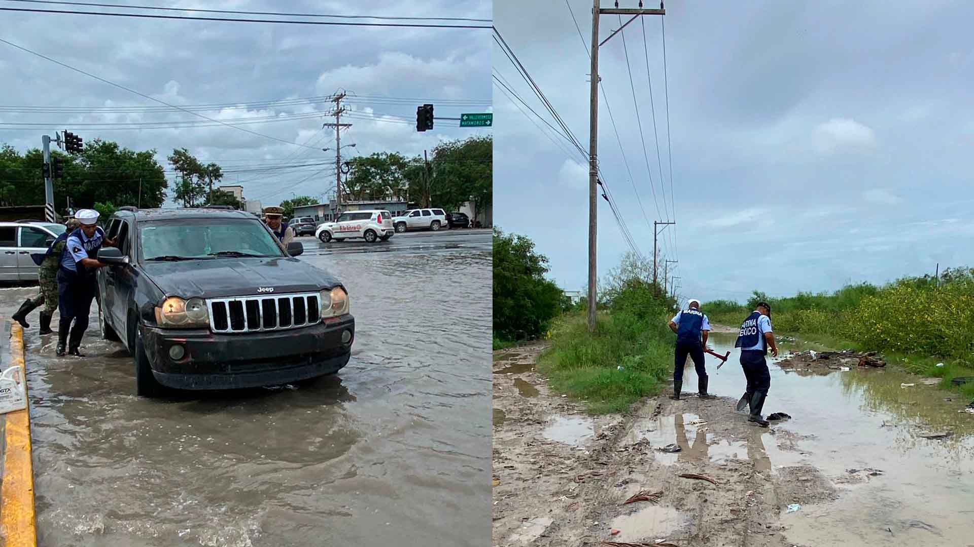 Activan Plan Marina en Matamoros, Tamaulipas ante Inundaciones | N+