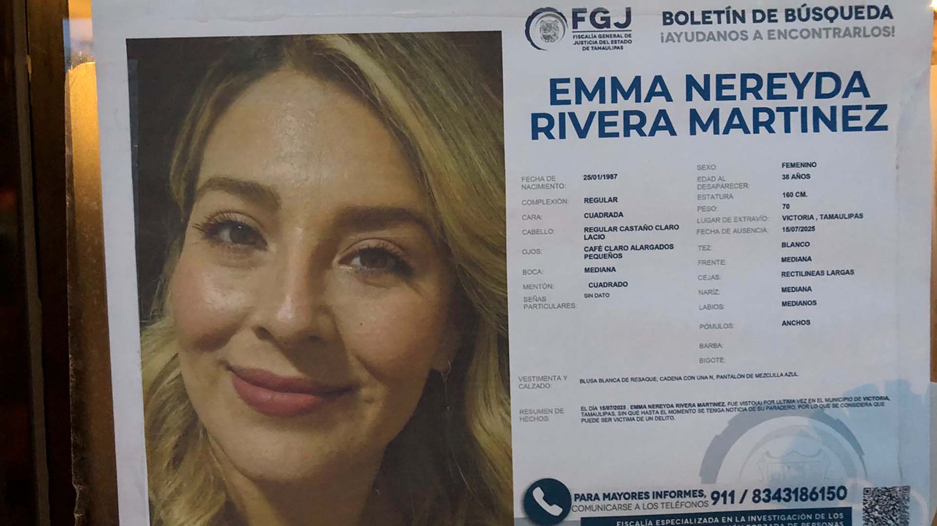 Búsqueda de Emma Nereyda en Ciudad Victoria se Intensifica; Hay un ...