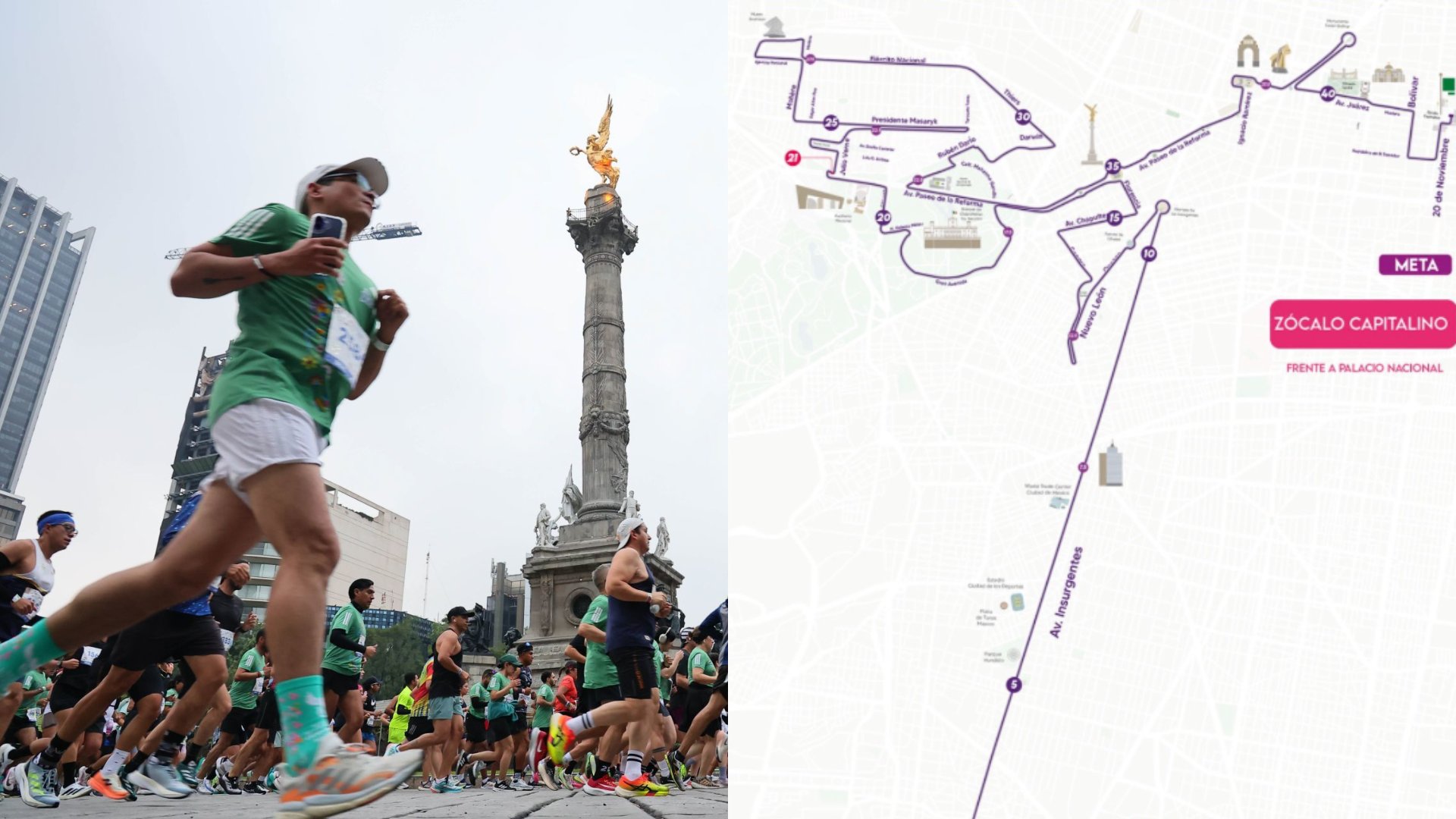 Ruta del Maratón de la Ciudad de México 2025: Por Estas Calles de la ...