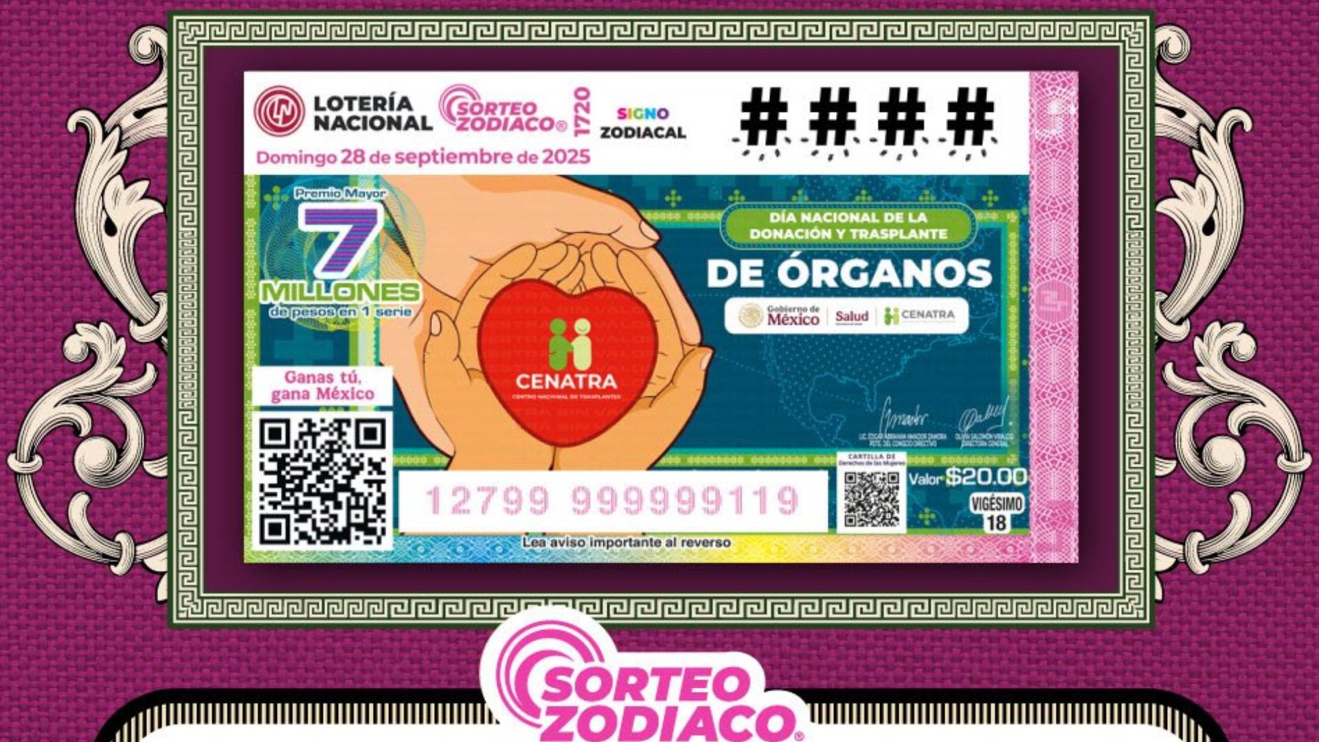 Premio Mayor Lotería Nacional 28 de Septiembre 2025: Resultados y ...