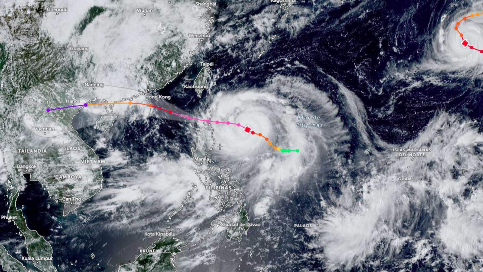Súper Tifón Ragasa 2025 Se Acerca a Máxima Intensidad Registrada en la Tierra: ¿Dónde se Ubica? | N+