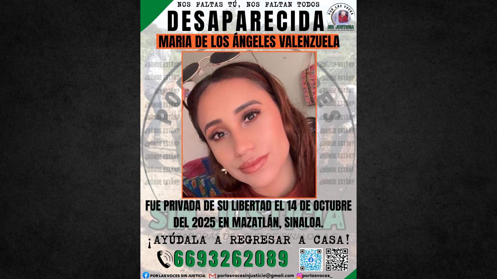 Madre Buscadora María de los Ángeles Valenzuela Desaparece en Mazatlán ...