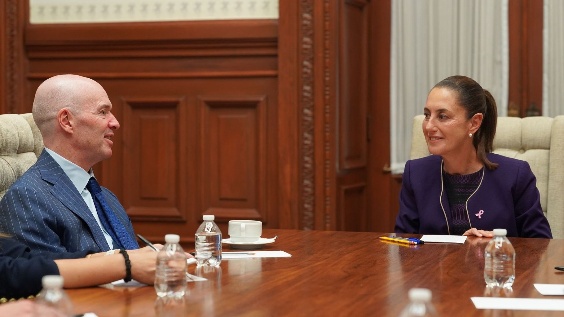 Sheinbaum Recibe a Ben Horowitz en Palacio Nacional para Conversar ...