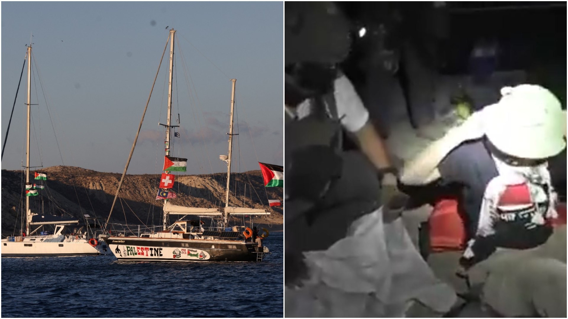 Israel Intercepta Barcos de la Global Flotilla Samud Hoy: Hay 7 ...