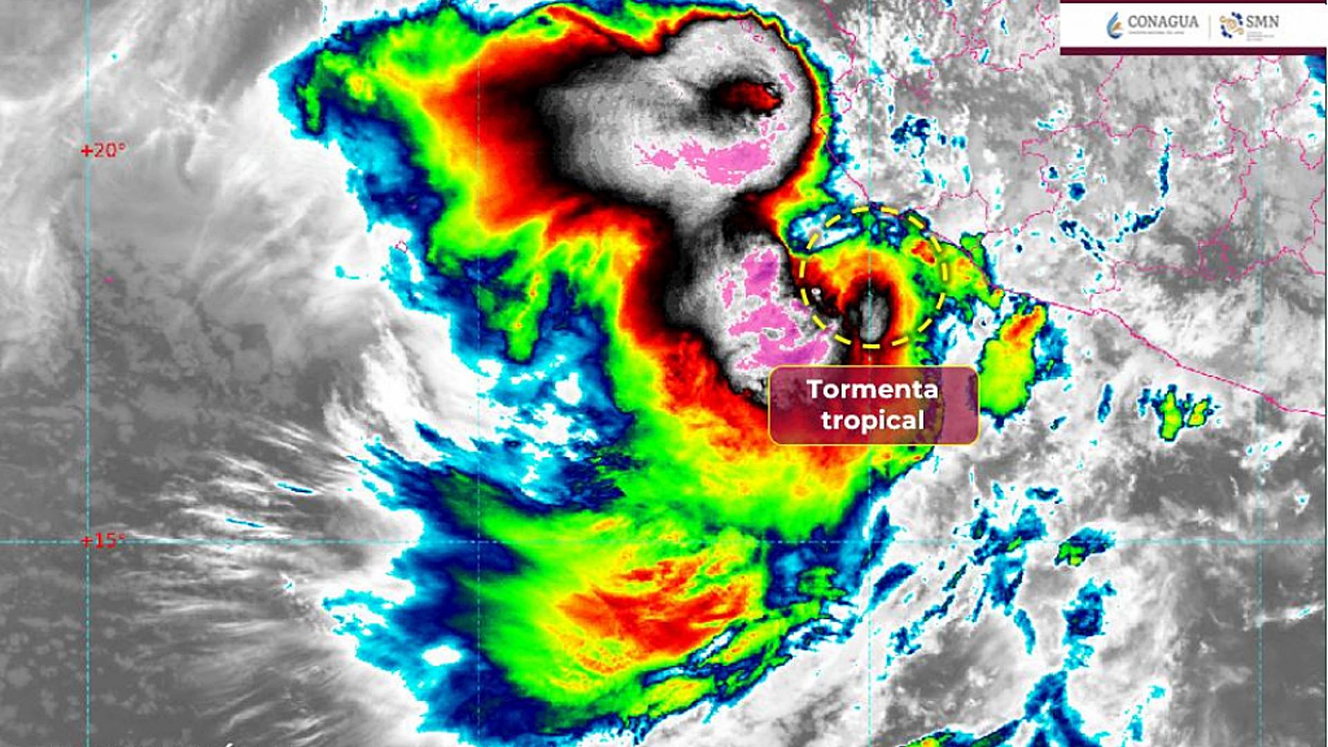 ¿Dónde Está la Tormenta Tropical Raymond Hoy? Ubicación del Ciclón que ...