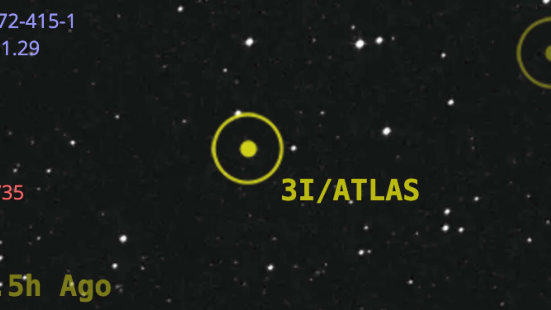 Cometa 3I/ATLAS En Vivo: Link para Ver su Trayectoria Hoy y Ubicación ...