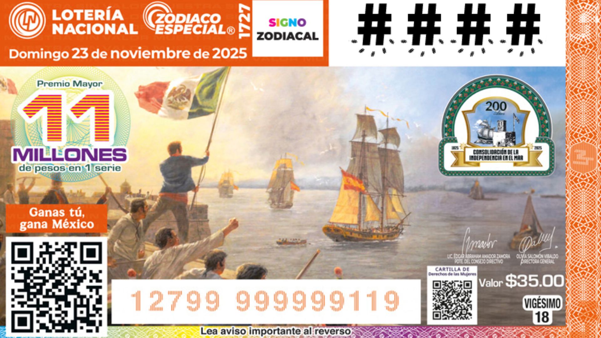 Premio Mayor Lotería Nacional 23 de Noviembre 2025: Resultados de Hoy ...