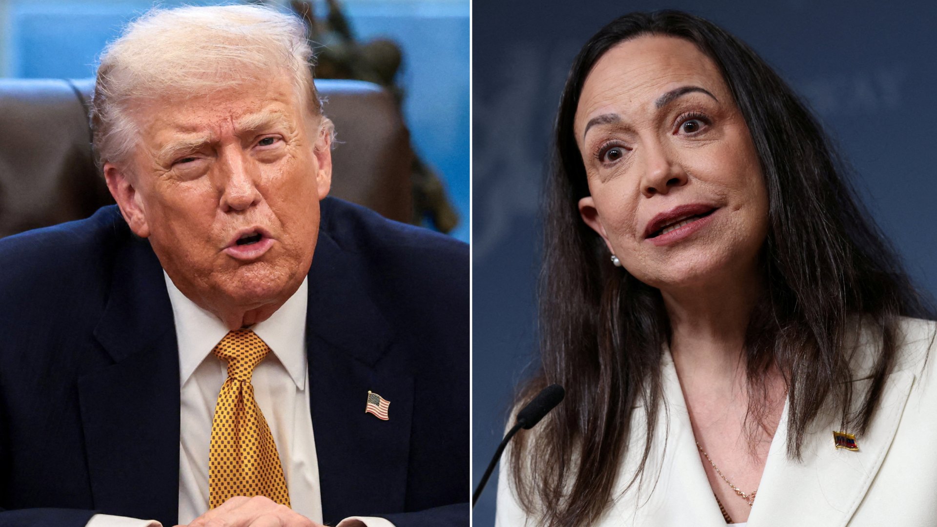 Alistan Almuerzo Entre Donald Trump y María Corina Machado en la Casa ...