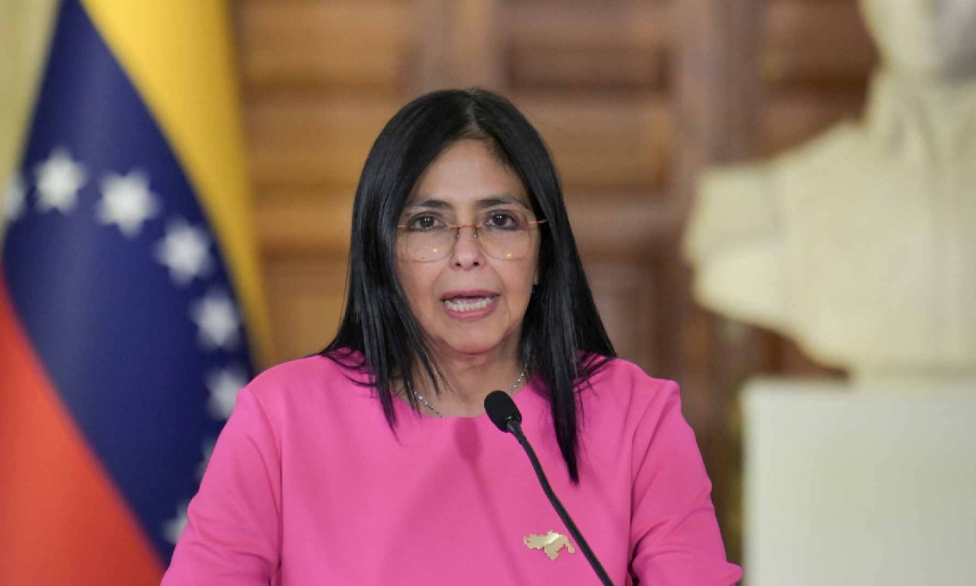 Delcy Rodríguez Habla Tras Conferencia de Trump: "Nicolás Maduro Es el ...