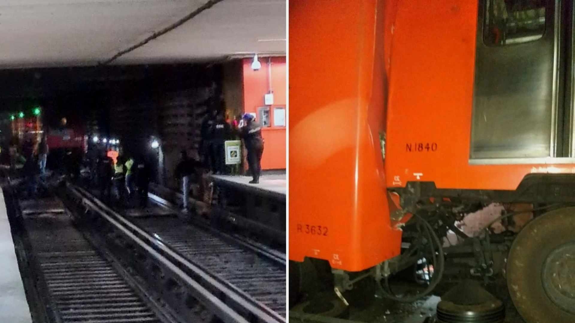 Accidente En Metro Cdmx 14 Heridos Y Un Muerto Por Choque De Vagones
