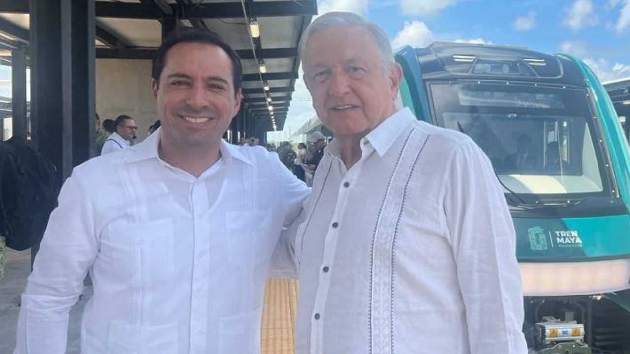 AMLO en el Tren Maya: Asi Fue el Segundo Viaje de Prueba de López ...