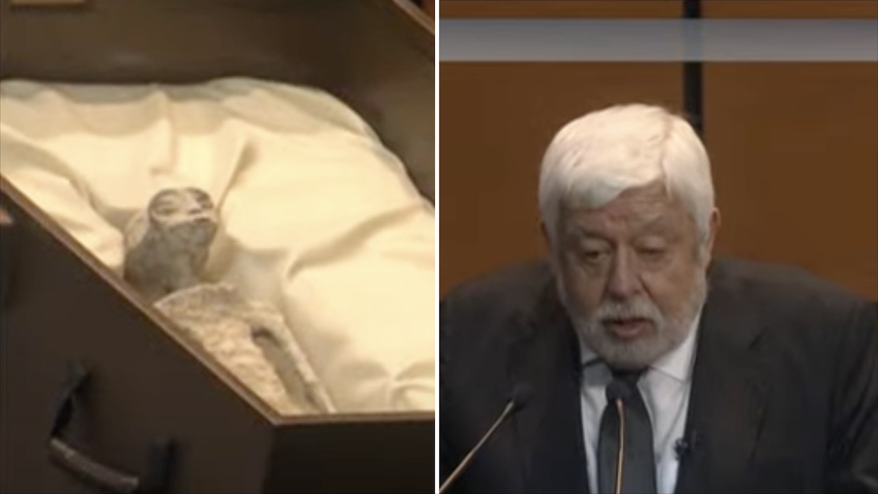 Jaime Maussan Presenta Restos de Extraterrestres en Cámara de Diputados ...