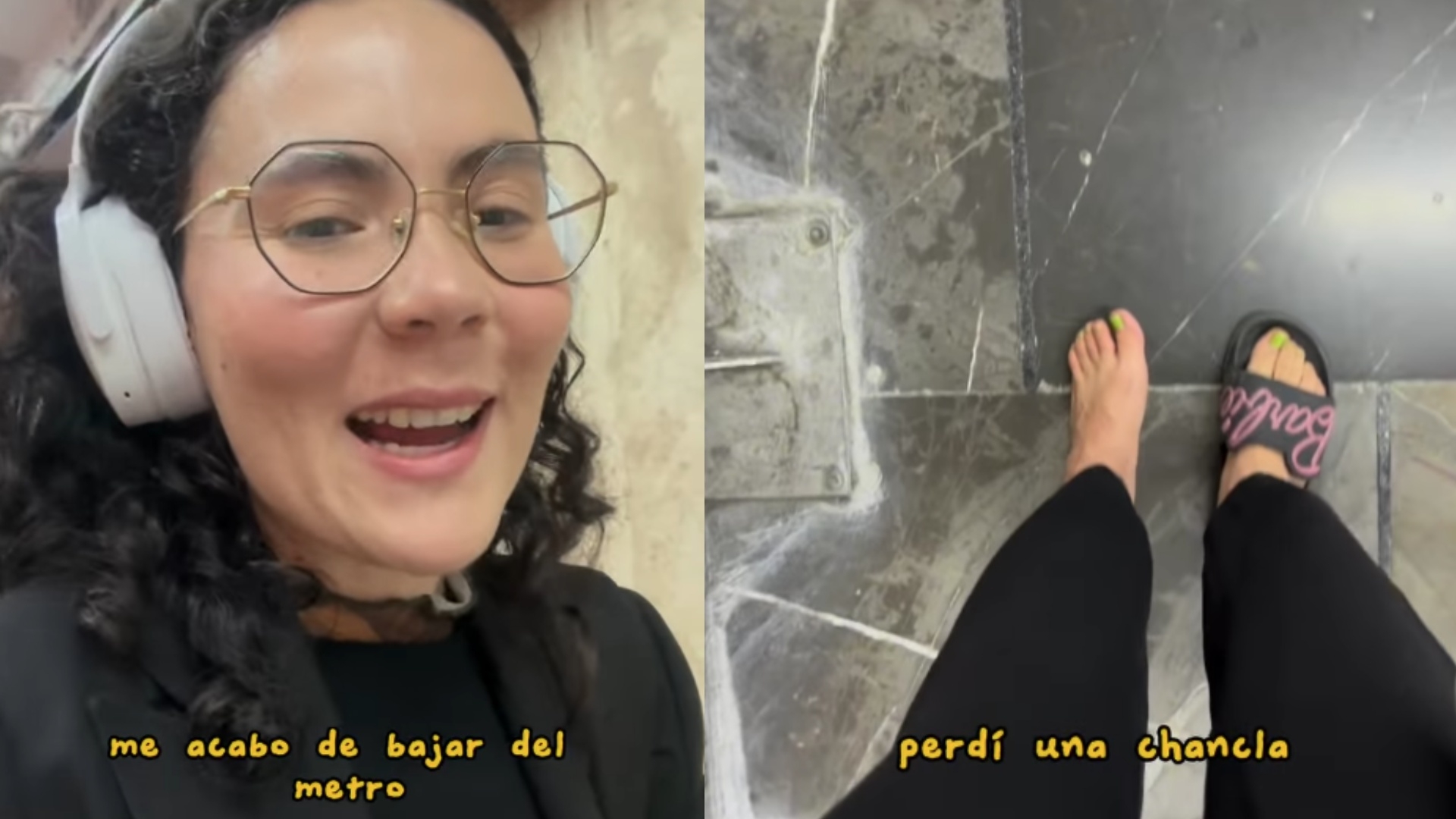 Video | Usuaria Se Hace Viral por Perder Su Chancla en el Metro de la ...