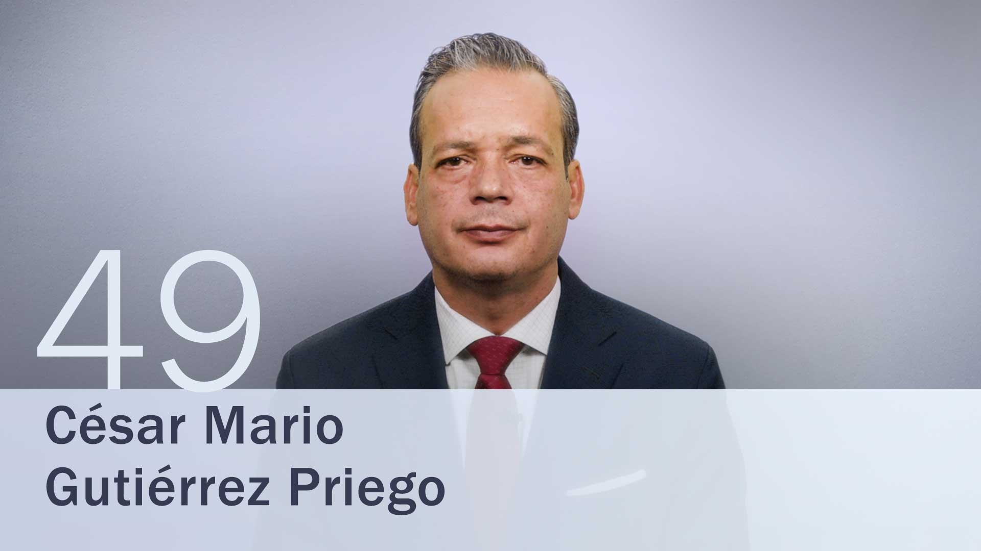 ¿Quién es César Mario Gutiérrez Priego? Candidato 49 a Ministro de la ...