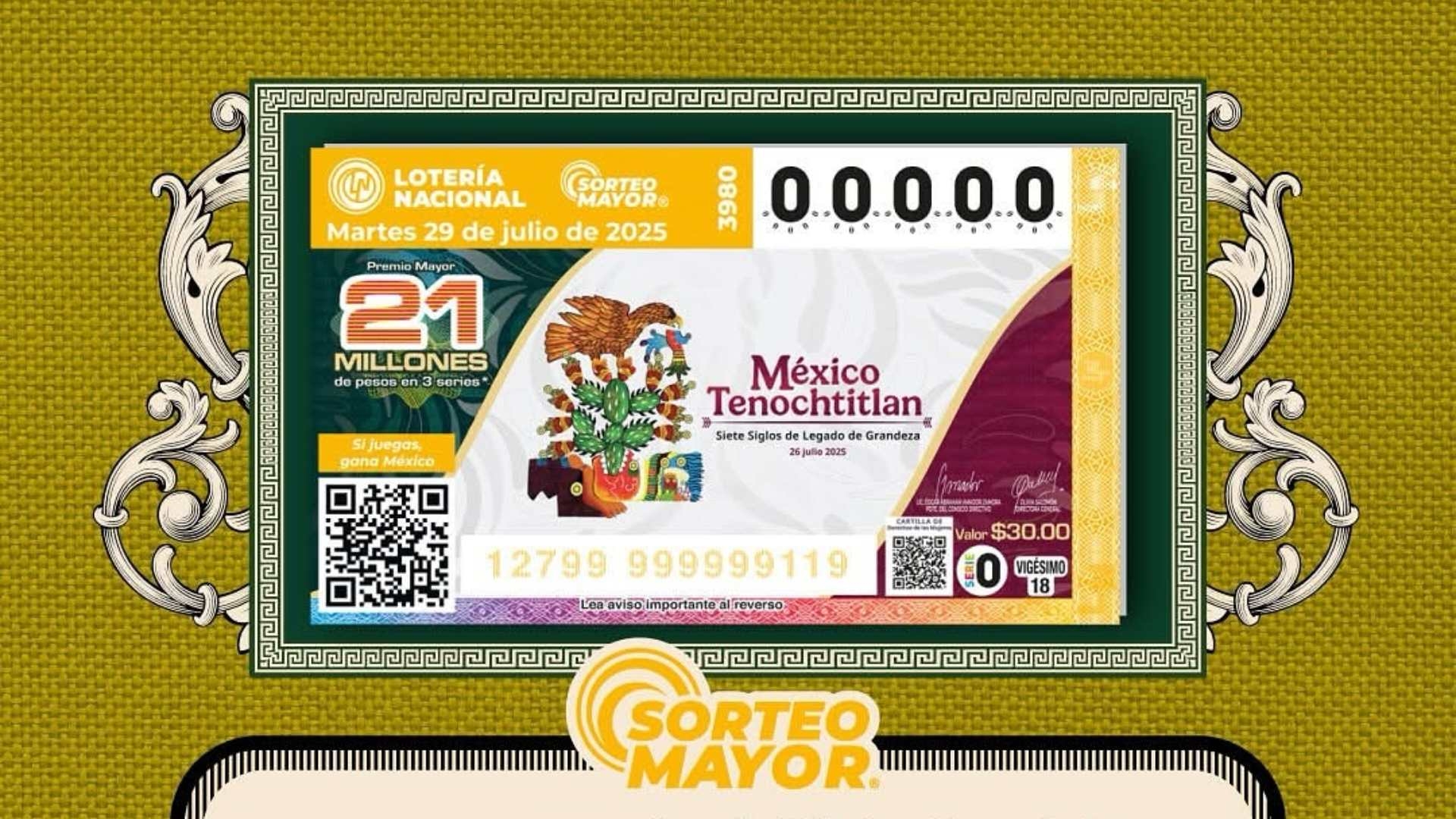 Cae en Monterrey Premio del Sorteo Mayor No. 3980 de la Lotería ...