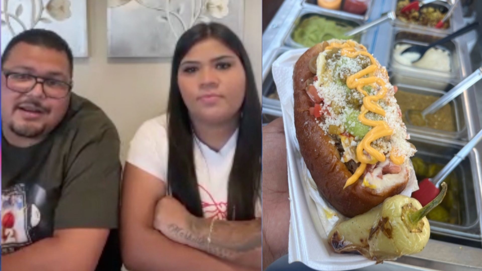 Pareja Mexicana Conquista Indio, California con sus Hot Dogs estilo ...