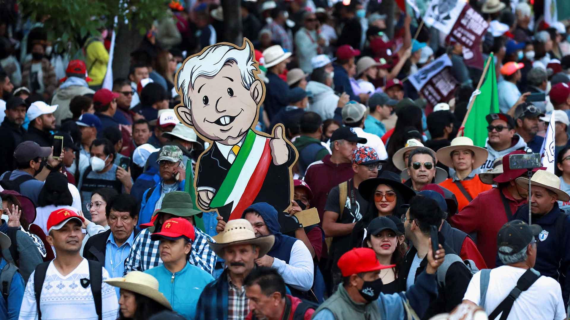 Así fue la Marcha de AMLO por 4 Años de Gobierno | N+