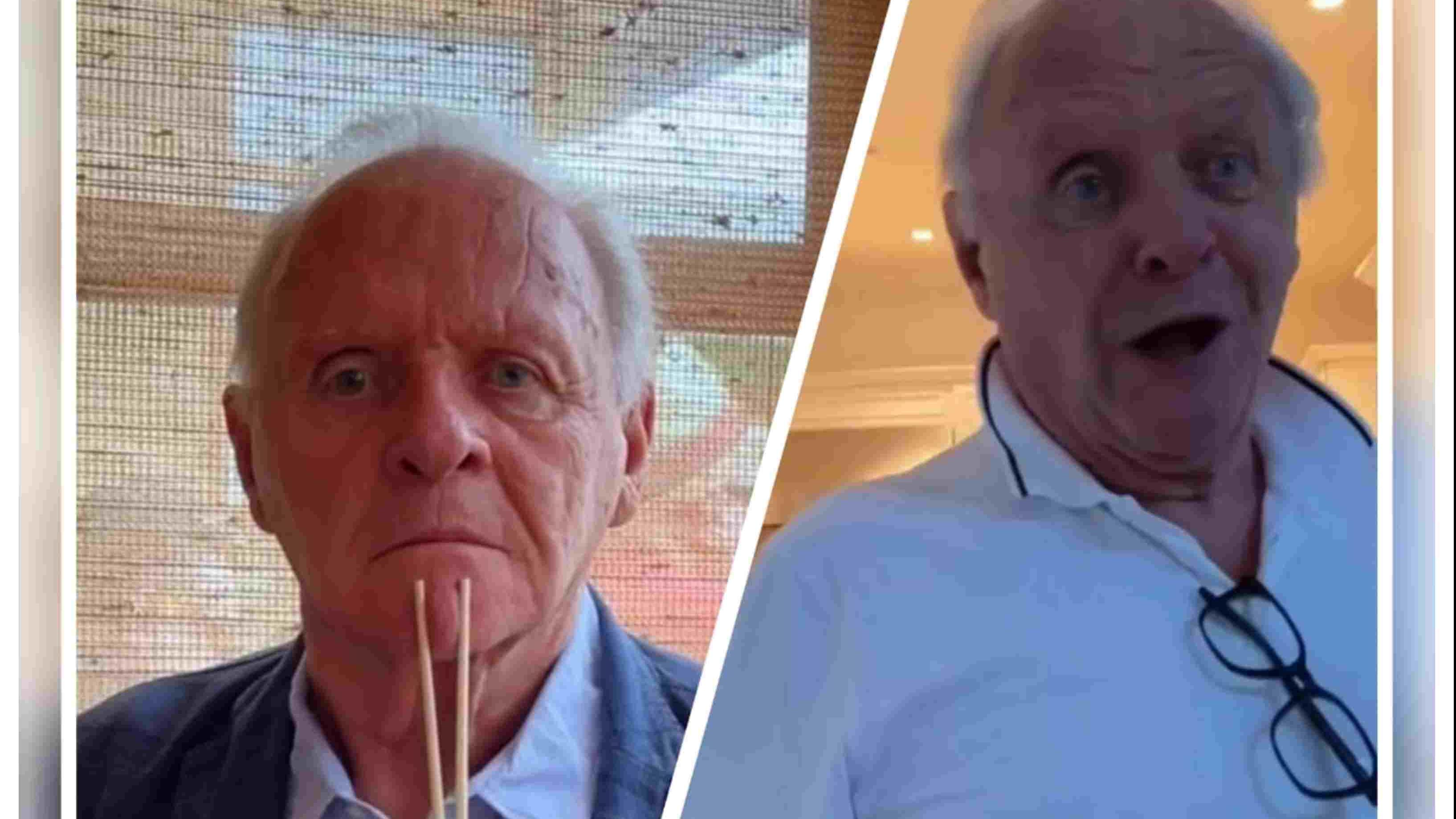 Anthony Hopkins Triunfa en las Redes Tras Dejar los Escenarios, Le ...