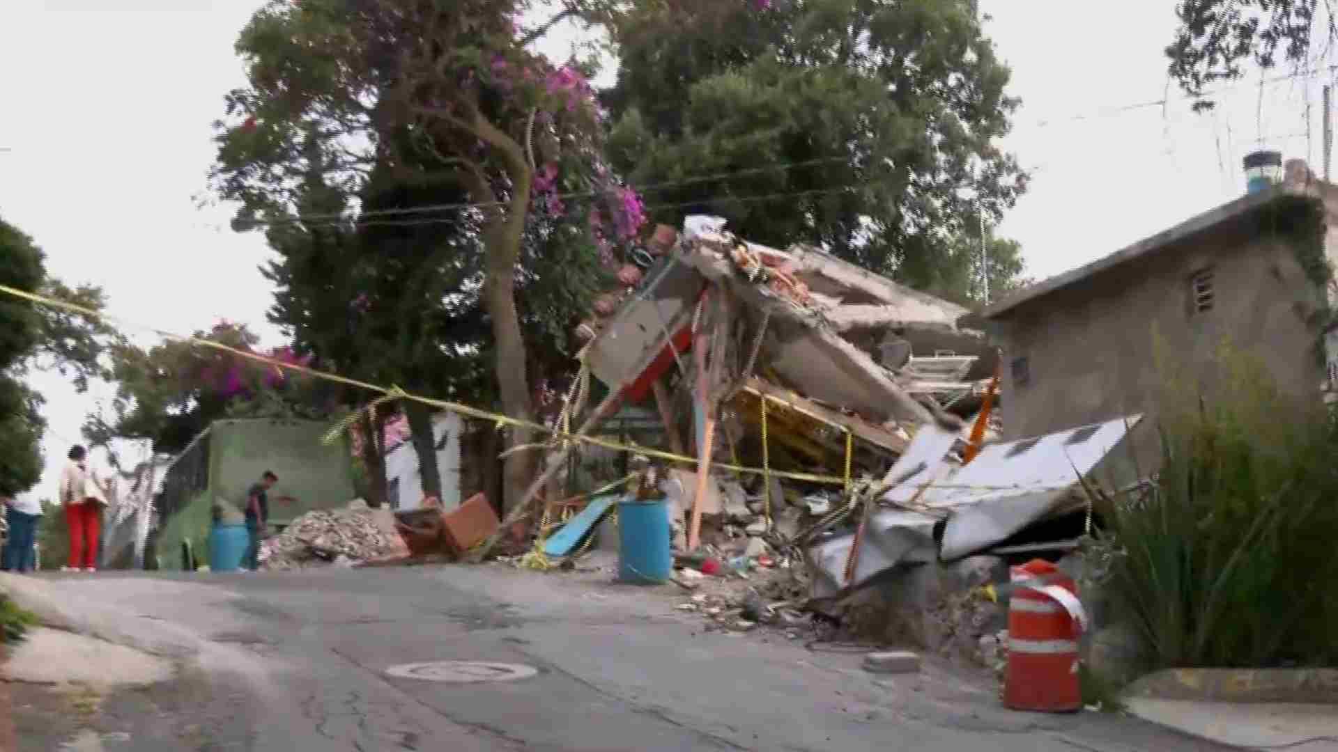 En Vivo: Empieza Demolición de Casa Dañada por Explosión en Tlalpan, en ...