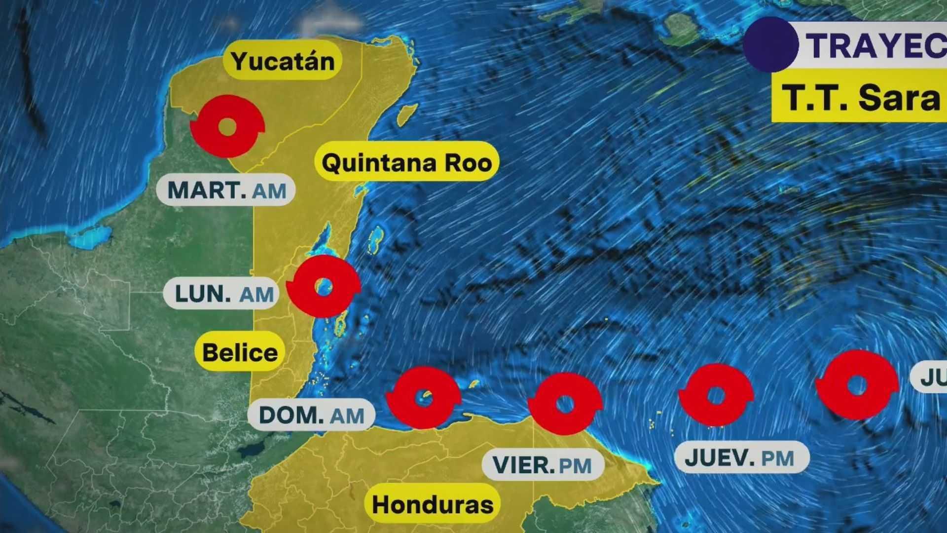 Se Forma la Tormenta Tropical Sara en el Océano Atlántico | N+