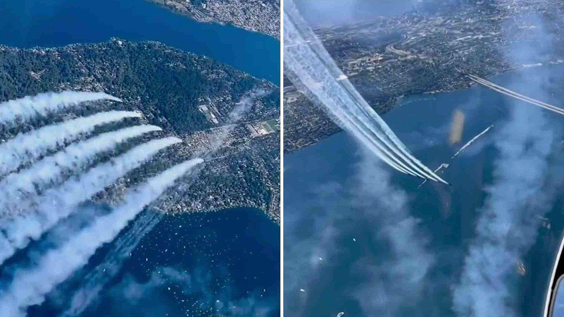 Video: Vista Impresionante de las Acrobacias de los Blue Angels | N+