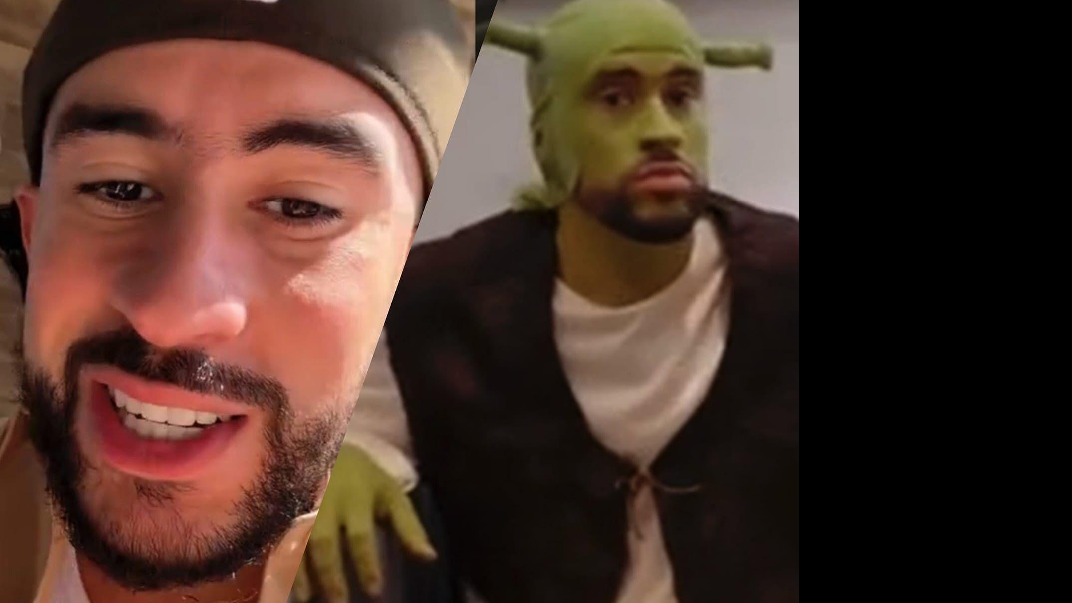 Bad Bunny Reaparece y se Transforma en Shrek | N+