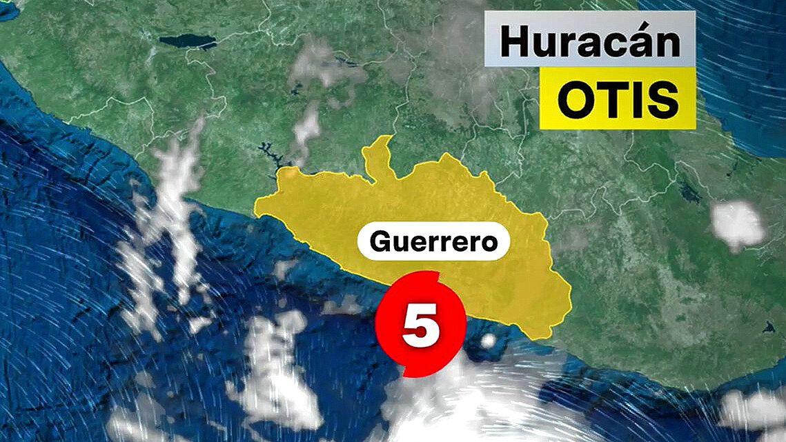 Huracán Otis se Localiza a Solo 70 Km de Acapulco, Guerrero, Hay ...