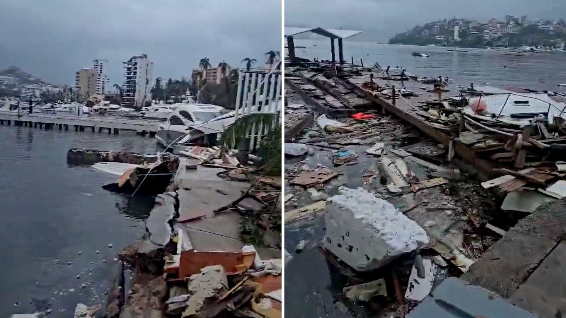 Huracán Otis: Club de Yates de Acapulco Devastado | N+