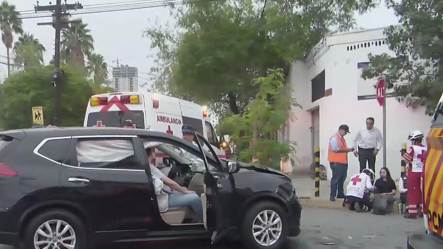 Choque En Monterrey Deja 6 Lesionados N