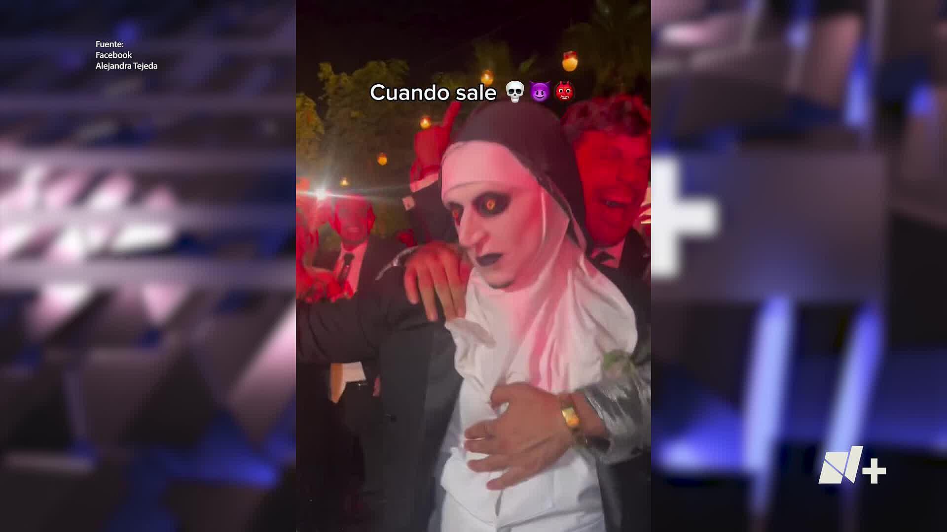 ¡La Monja lo hizo de Nuevo!, Novio se Caracteriza en Plena Boda | N+